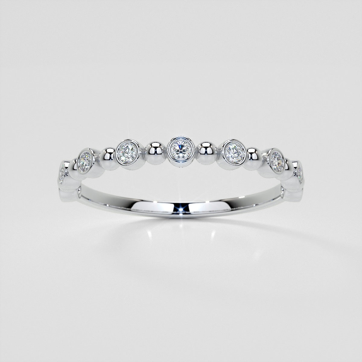 1/5 CTW Lab Grown Diamond Dainty Dazzle Band – Agape Diamonds
