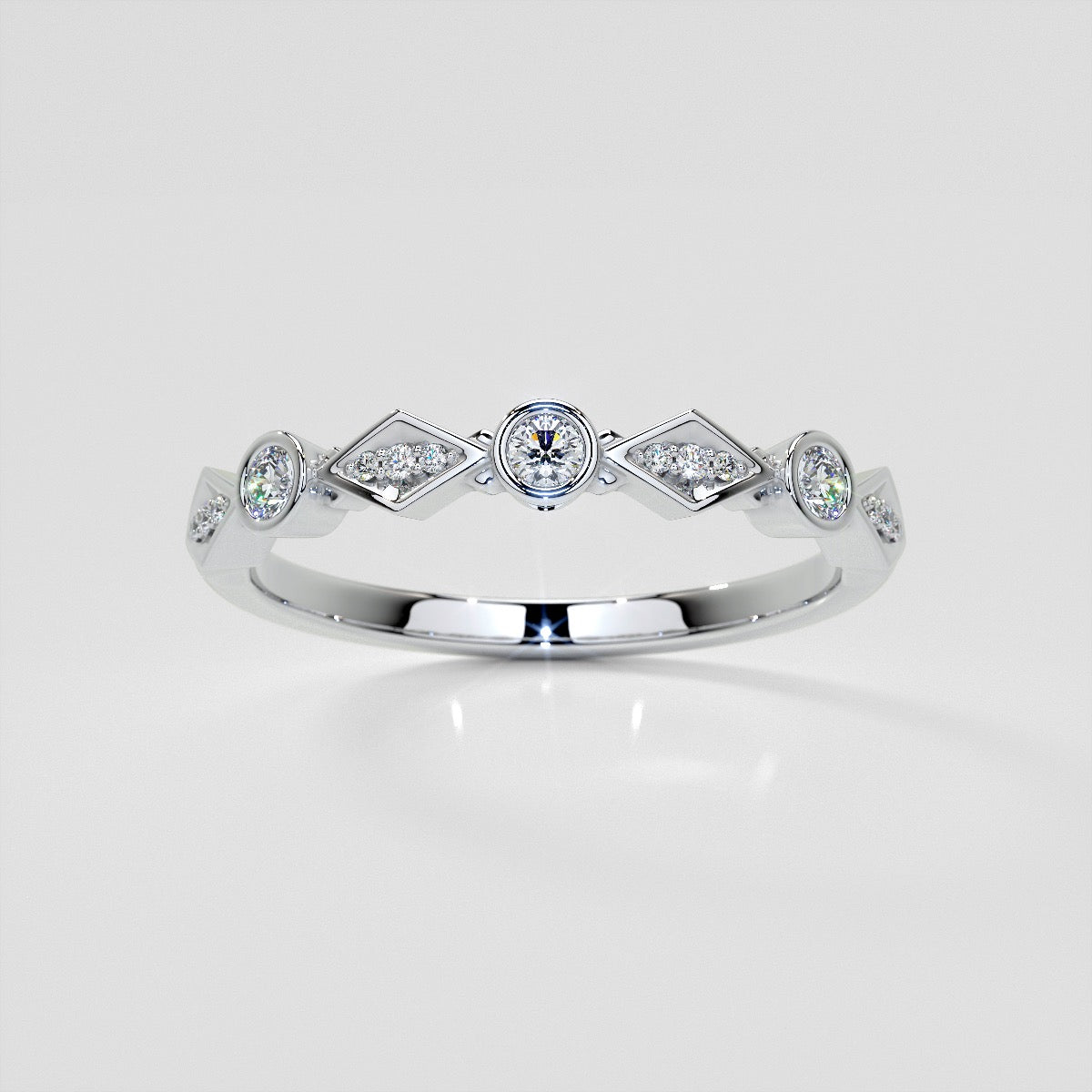 1/8 CTW Lab Grown Diamond Eternal Allure Band – Agape Diamonds